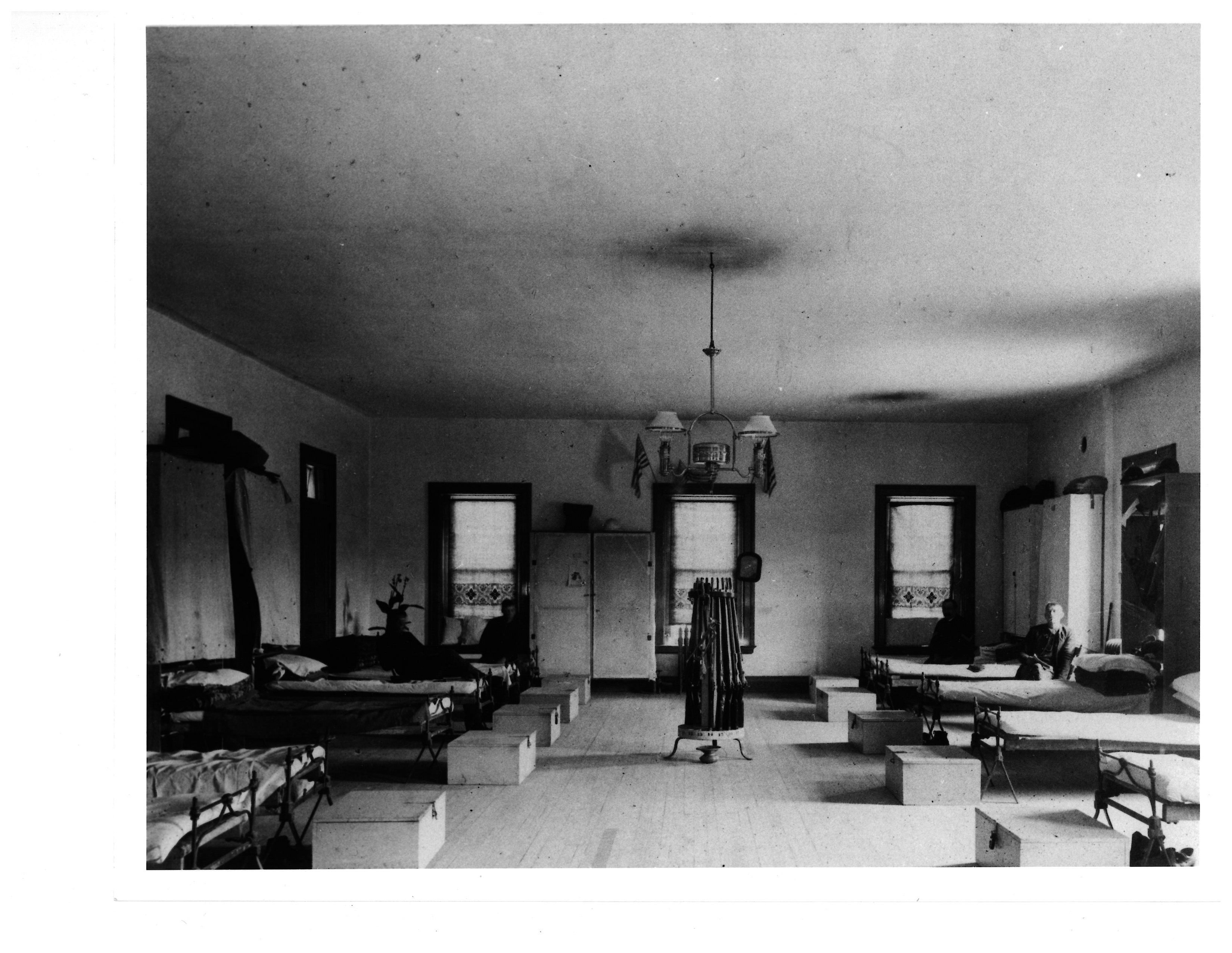 Barracks (#11-13) interior, WWI | New York State Parks and Historic ...