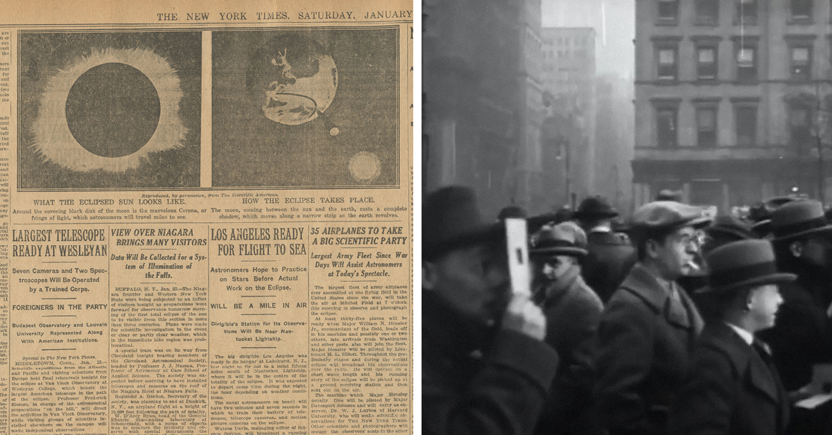 A Look Back At The Total Solar Eclipse Of 1925 | New York State Parks ...